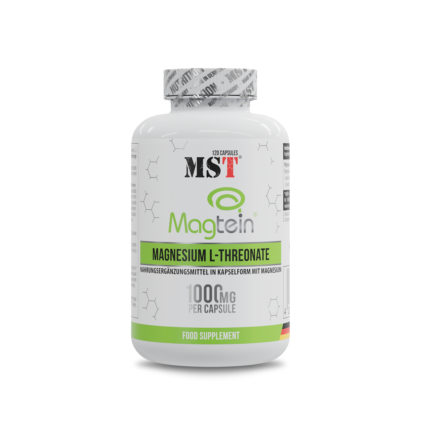 MST Magtein® Magnesium L-Threonat 120er | Fokus & Gedächtnis
